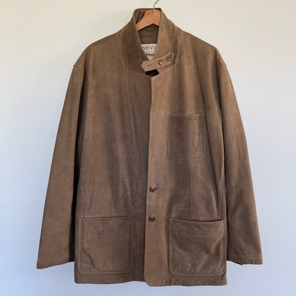 Orvis | Jackets & Coats | Vtg Orvis Leather Bandera Blazer Hunting ...